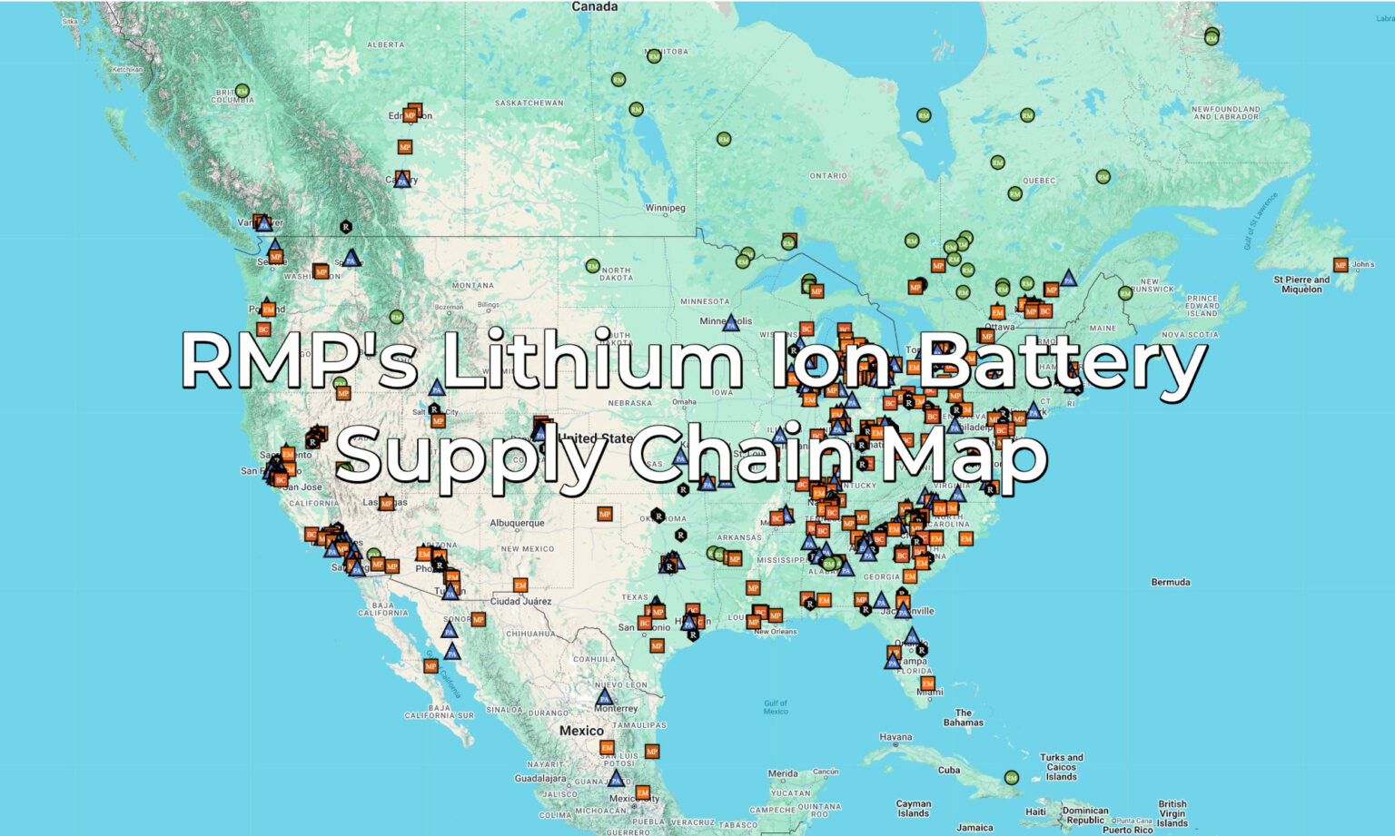 RMP's Lithium-ion Battery Supply Chain Map - respectmyplanet.org